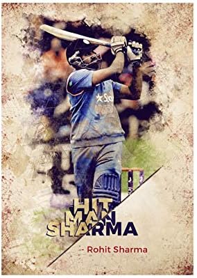 Design Crescendo Rohit Sharma Wall Poster A3 : Amazon.in: Home & Kitchen