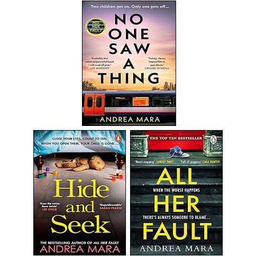 Andrea Mara 3 Books Collection Set (No One Saw a Thing, All Her Fault ...