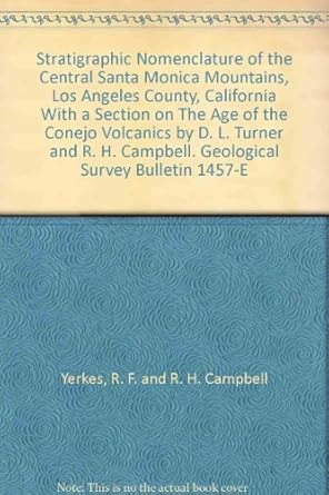 Stratigraphic Nomenclature of the Central Santa Monica Mountains, Los ...
