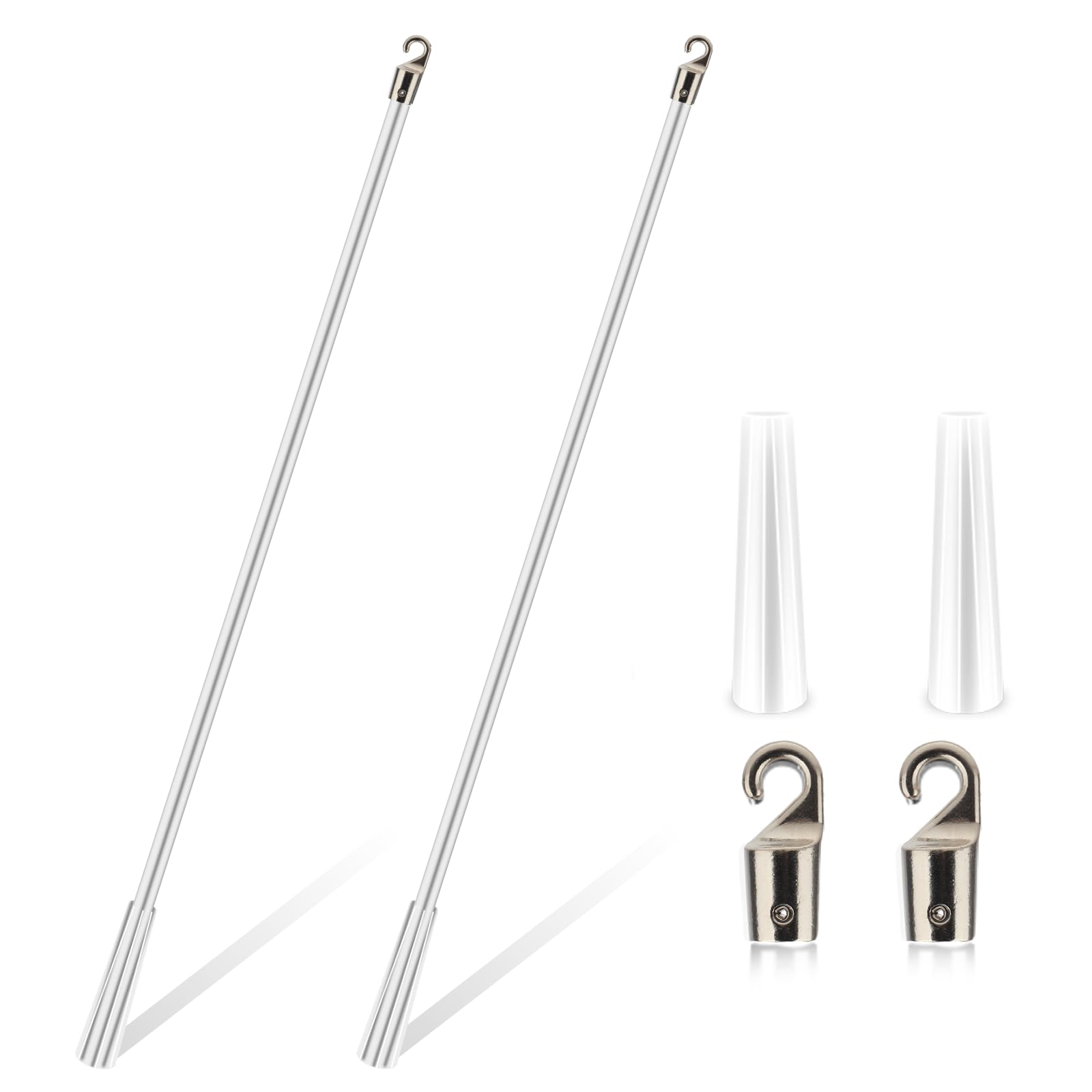 Amazon.com: 2 Pcs 17 inch Long Blind Wand Replacement with Hook and ...