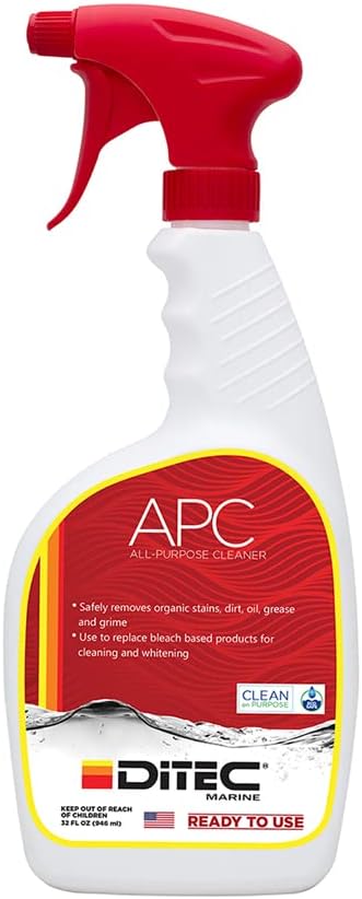 Amazon.com: DITEC Marine All Purpose Boat Cleaner Concentrate, 1 quart ...