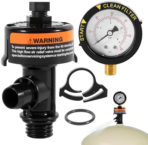 Amazon.com: sixcow 98209800 High Flow Manual Air Relief Valve w ...