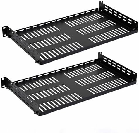Amazon.com: Aeons 1U Universal Server Rack Shelf Vented Rackmount ...