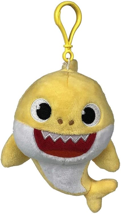 Amazon.com: Pinkfong Baby Shark Plush Keychain Baby Shark - Baby Shark ...