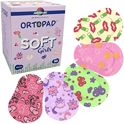 Amazon.com: Ortopad® Soft Bamboo Girls Eye Patches, 50/Box (Medium Size ...