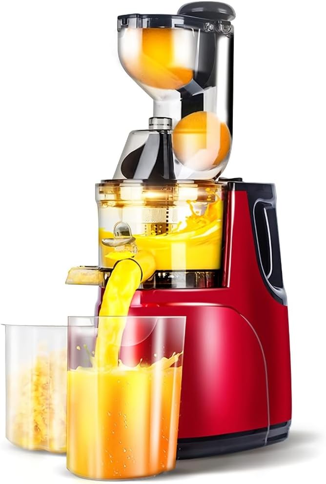 Amazon.com: HIAYEYO Slow Masticating Juicer, Cold Press Juice Extractor ...