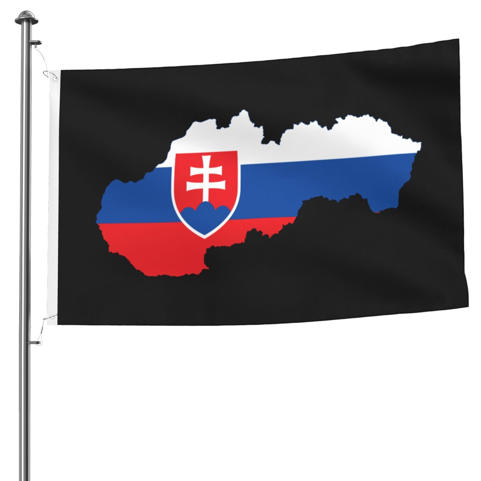 Slovakia Flag Map