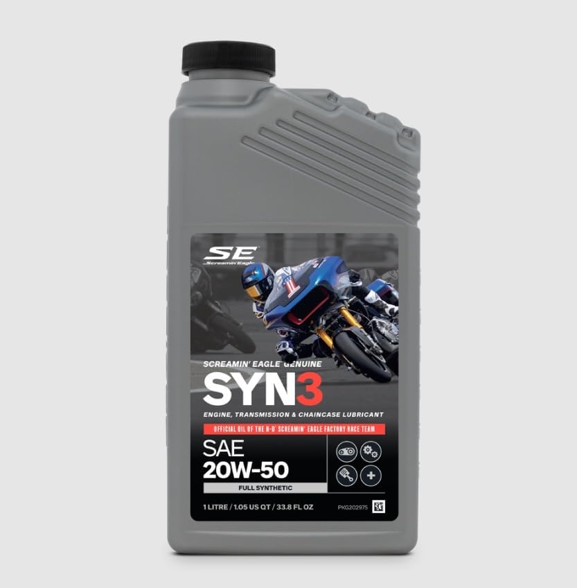Amazon | ハーレーダビッドソン ハーレー純正 スクリーミンイーグル・SYN3(シンスリー) 100％化学合成・モーターサイクルオイル ...