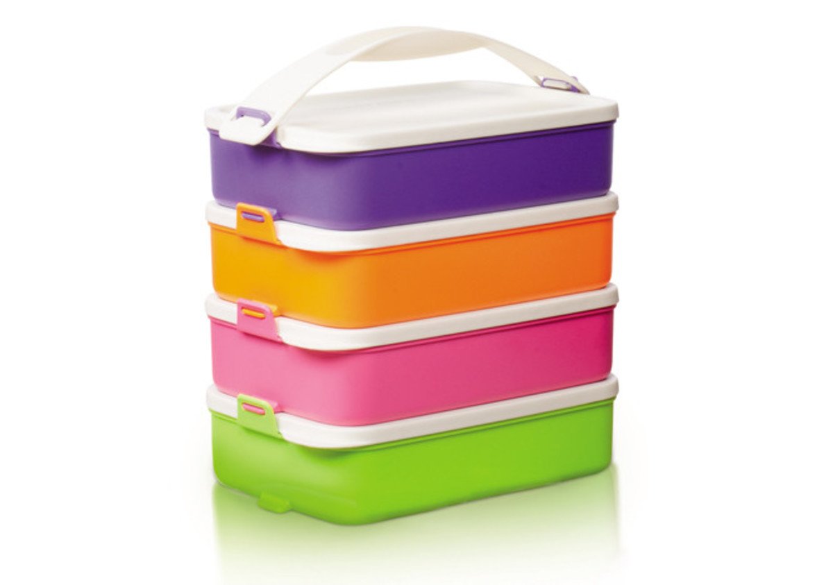 Buy Tupperware Click to Go Plastic Container Set, 900ml, Set of 4 ...