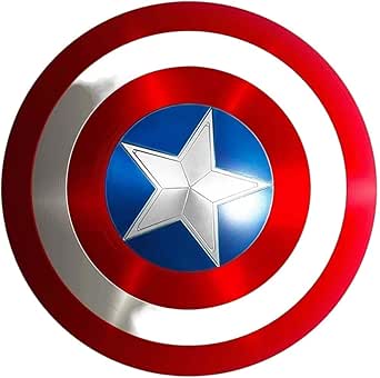 Amazon.com: Vintage Metal Captain Shield America, Handmade America ...