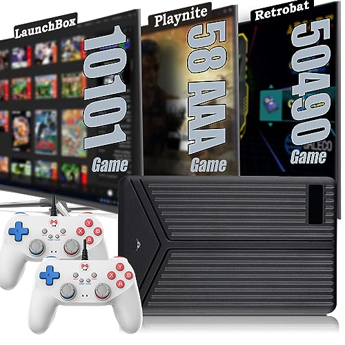 Hyper Base Mix 5T HDD with 60649 Retro Games, Retro Game Console with ...