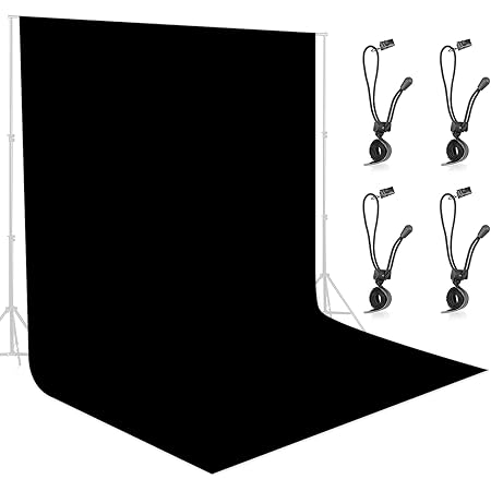 Amazon.com : Westcott 133 9x10-Feet Rich Black Background : Photo ...