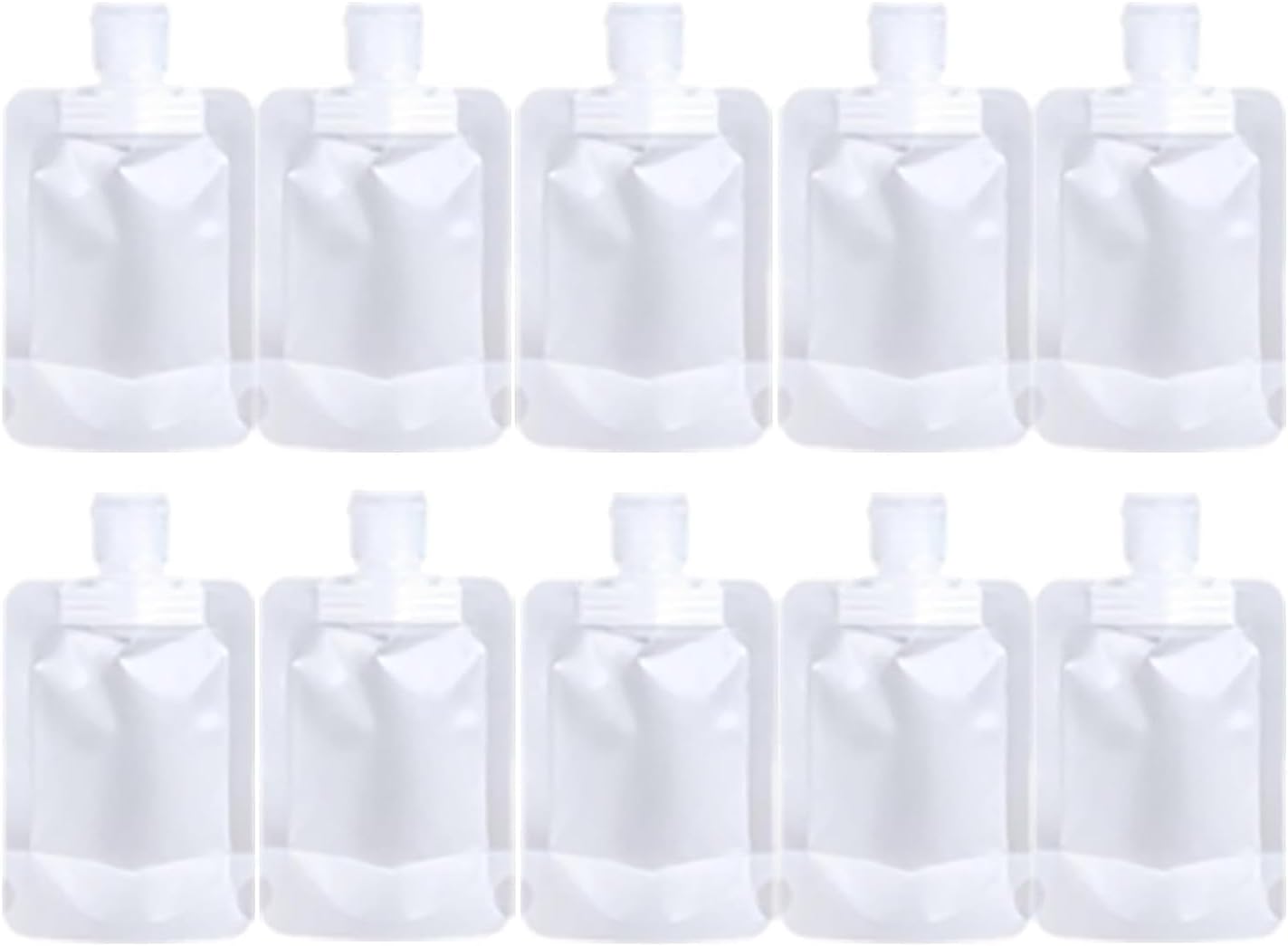 Amazon.com: 10Pcs Travel Pouches For Toiletries, Portable Travel Fluid ...