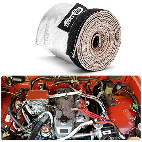 Snapklik.com : Heat Shroud Aluminized Sleeving Heat Shield Fuel Line ...