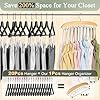 Amazon.com: NANATI 2 Pack Bra Hangers for Closet Organizer, Bra Organizer with 40 Stainless ...