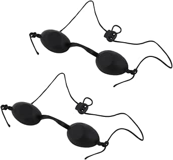 VARKAGE 2 Stück Solarium Brille UV Schutz, Schutzbrille Rotlichtlampe ...