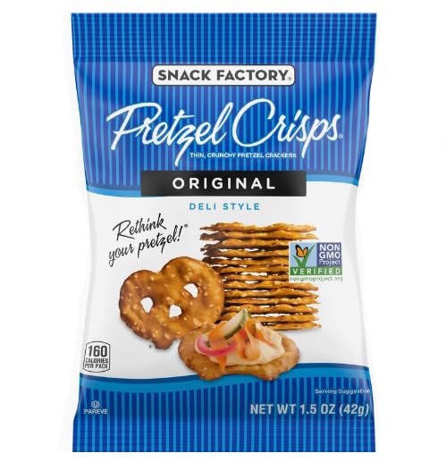 Amazon.com: Pretzel Crisps, Thin Crunchy Pretzel Crackers, Organic, Non-GMO