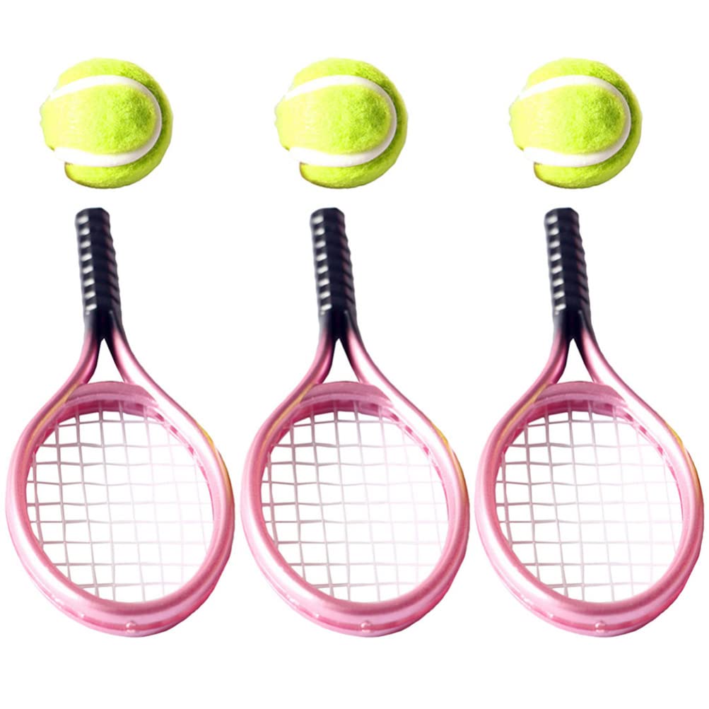 Amazon.com: STOBOK Kids Toys Mini Toys Badminton Set Mini 3 Sets Mini ...