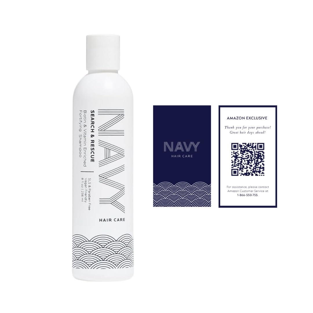 Buy NAVY Search and Rescue Shampoo - Paraben-Free Biotin and Hair ...