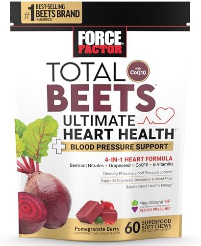 Amazon.com: Qunol Beets Chews for Blood Pressure Support, 3 in 1 Beets ...
