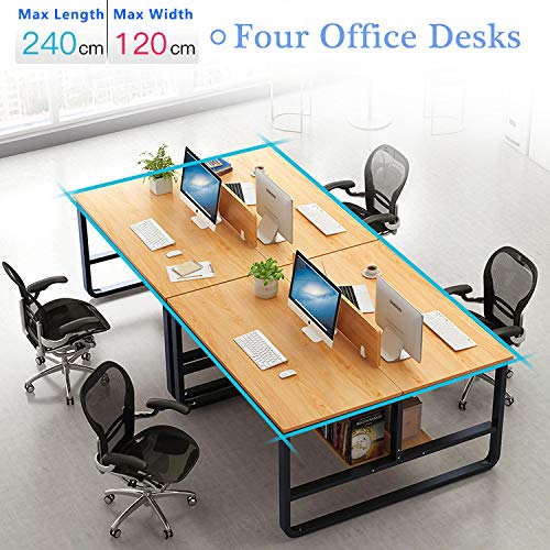Barhe Double Computer Desks Two Person Study Desk Laptop Table Home ...