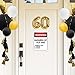Amazon.com: 60th Birthday Decorations - 9 PCs 60 Years Funny Signs 60s ...