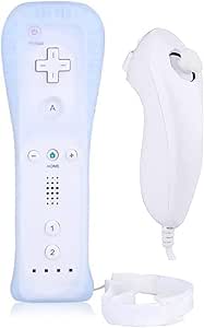 OSTENT 2 in 1 Remote Controller Built in Motion Plus + Nunchuk for ...