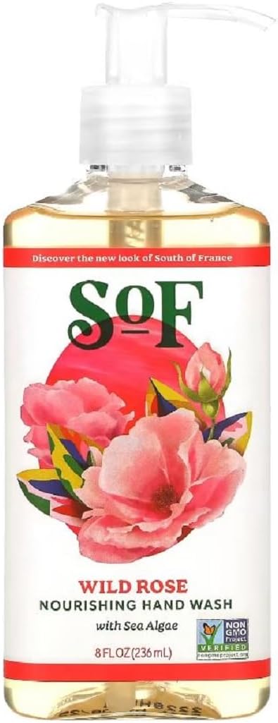 Amazon.com: South of France Hand Wash, Climbing Wild Rose, 8 Ounce ...