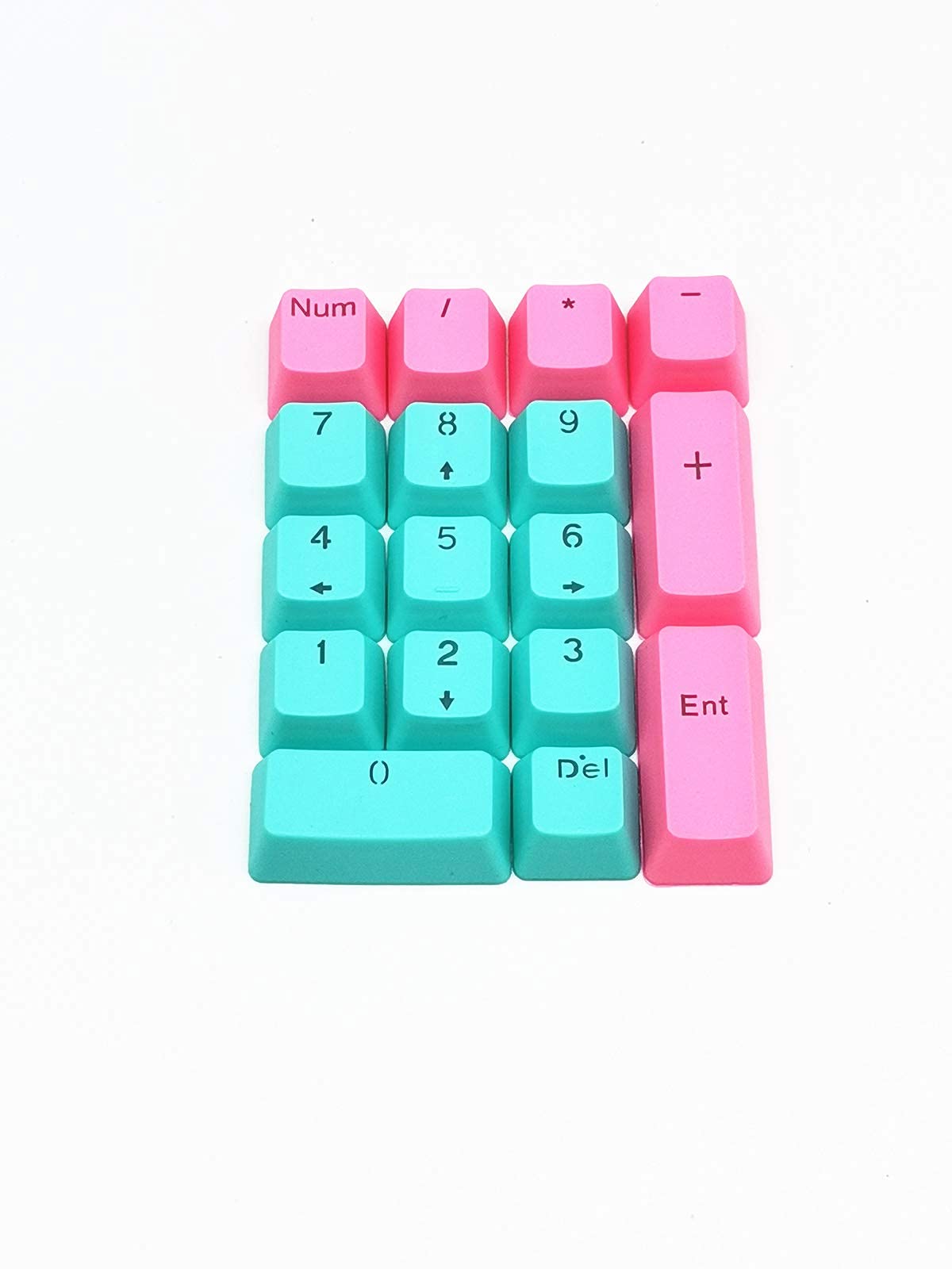 Buy 17 Keys Numeric Keypad Numpad Key Cap PBT Doubleshot Backlit ...