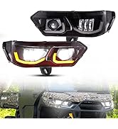 Amazon.com: A & UTV PRO Rear View Mirror and Side Mirrors Kit for Can ...