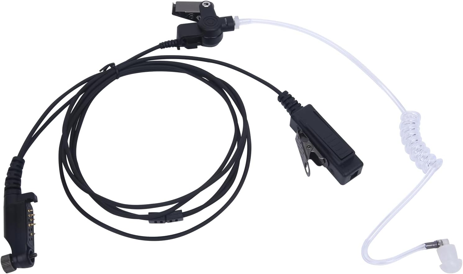 Amazon.com: WODASEN PD682 HP682 Walkie Talkie Earpiece Covert Acoustic Tube Surveillance Headset ...