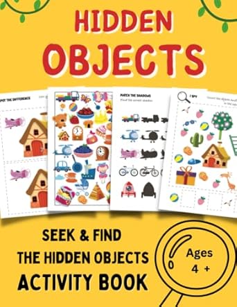 Hidden Objects - Seek & Find the Hidden Objects | Activity Book for ...