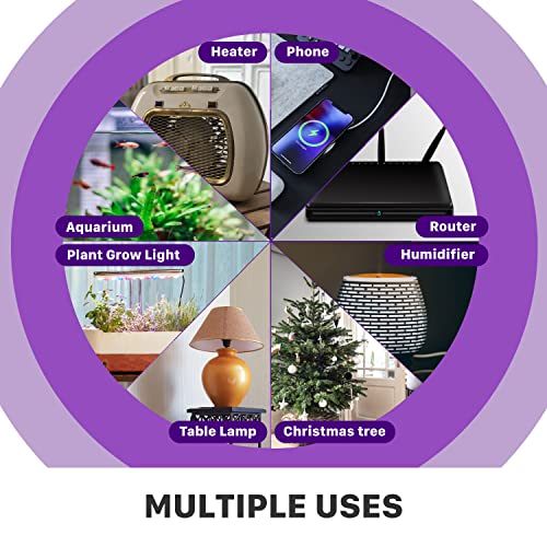Fosmon 7 Day Programmable Digital Timer For Electrical Outlets Indoor