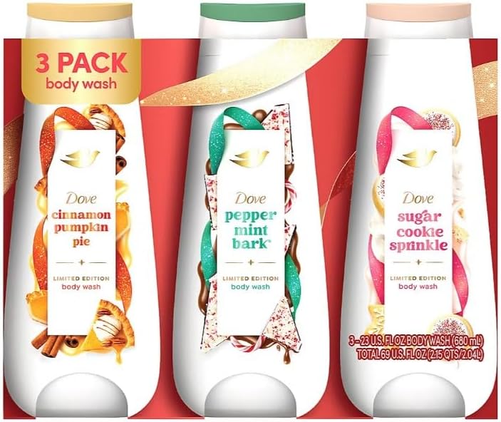 Amazon.com: Dove Holiday Treats Body Wash, 3 pk./23 oz Each : Beauty & Personal Care