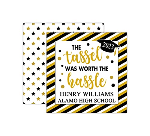 Amazon.com: Personalized Graduation Party Favor Tags, Graduation Thank ...