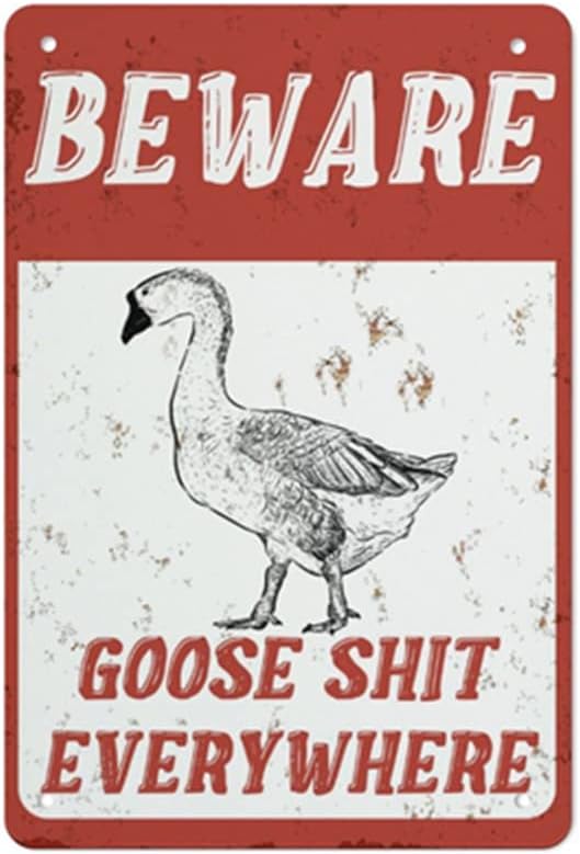 Amazon.com: QHOVPA Farm Yard Sign Lawn Sign Metal Sign, Fun Beware ...
