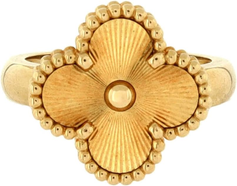 Amazon.com: Van Cleef & Arpels, Pre-Loved Vintage Alhambra Ring ...