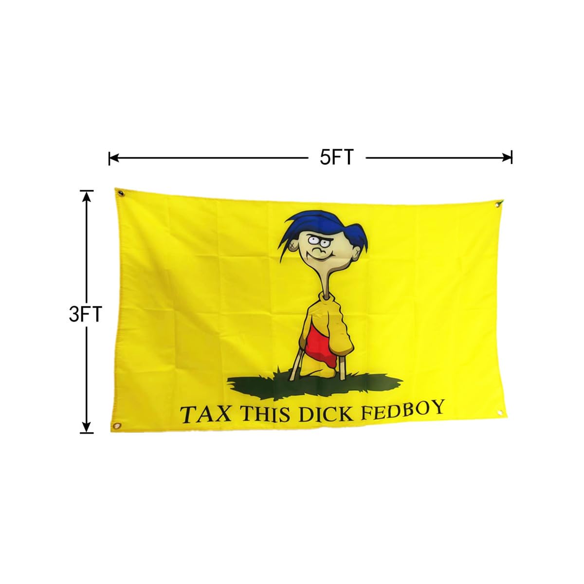 Snapklik.com : LUCKGEEY Tax This Dick Federal Flag 3x5Ft,Vivid Colour ...