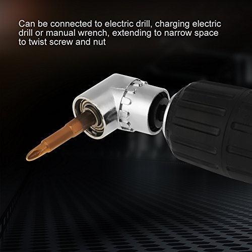 1/4in 105 Degree Right Angle Driver Extension Screwdriver Drill ...