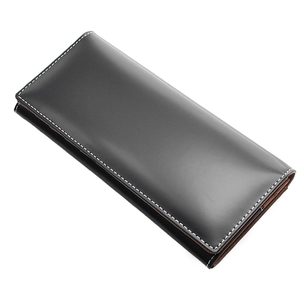 Amazon | [BRUCKE] BEAMZ SQUARE 長財布 メンズ ブラックダイヤ 馬革