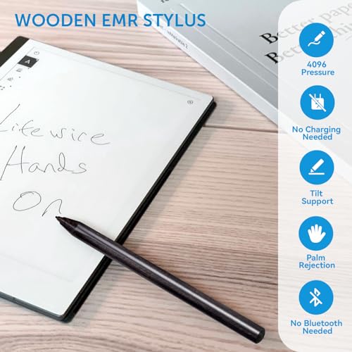 Wooden EMR Stylus for Remarkable 2 Pen,Replacement Pen for Remarkable 2 ...