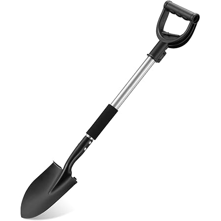 Amazon.com : Shovels for Digging ,31 inch Long & 1-1/4inch Diameter with Curved D -Shaped Handle ...