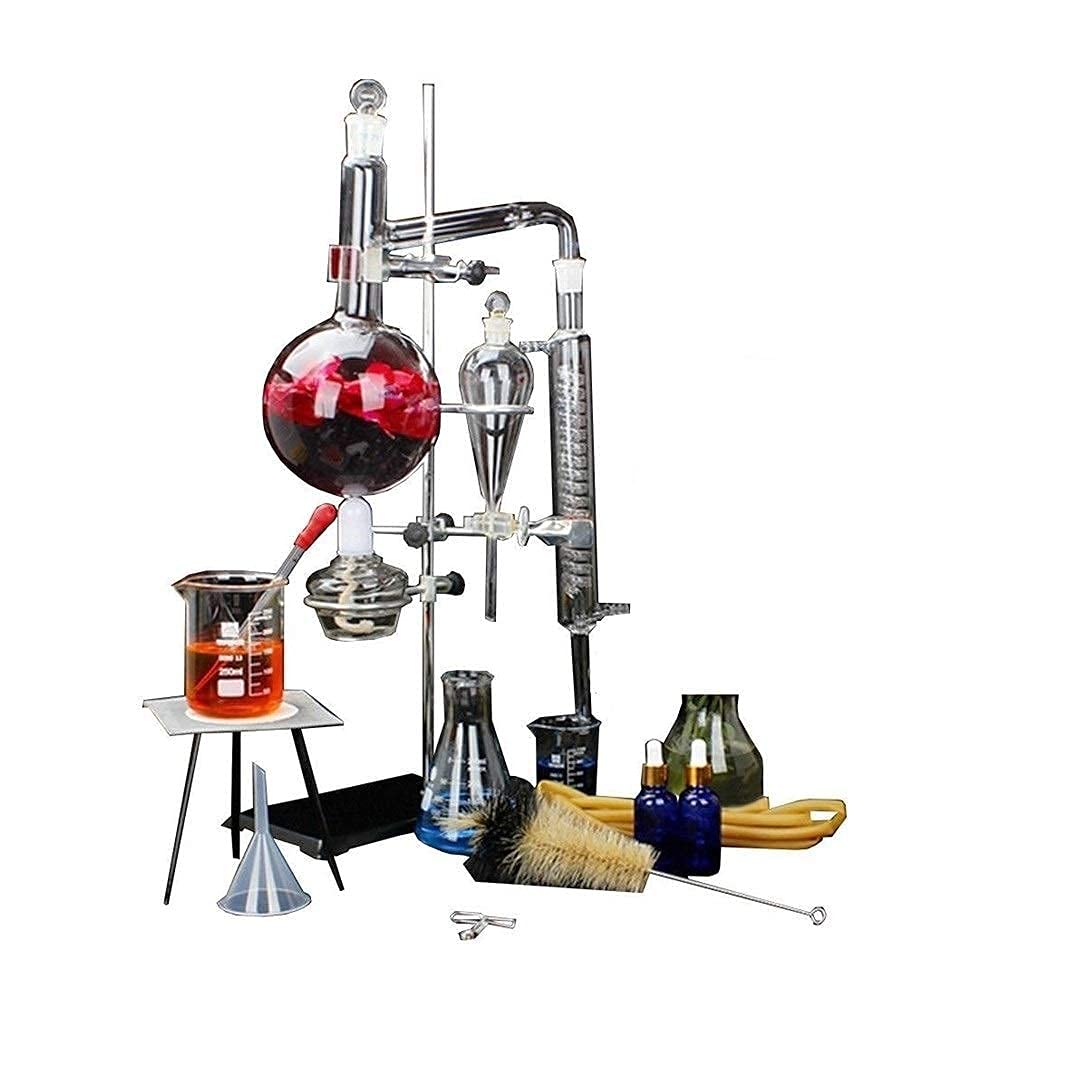 Buy TAISK 1000ml Lab Essential Oil Distillation Apparatus with ...