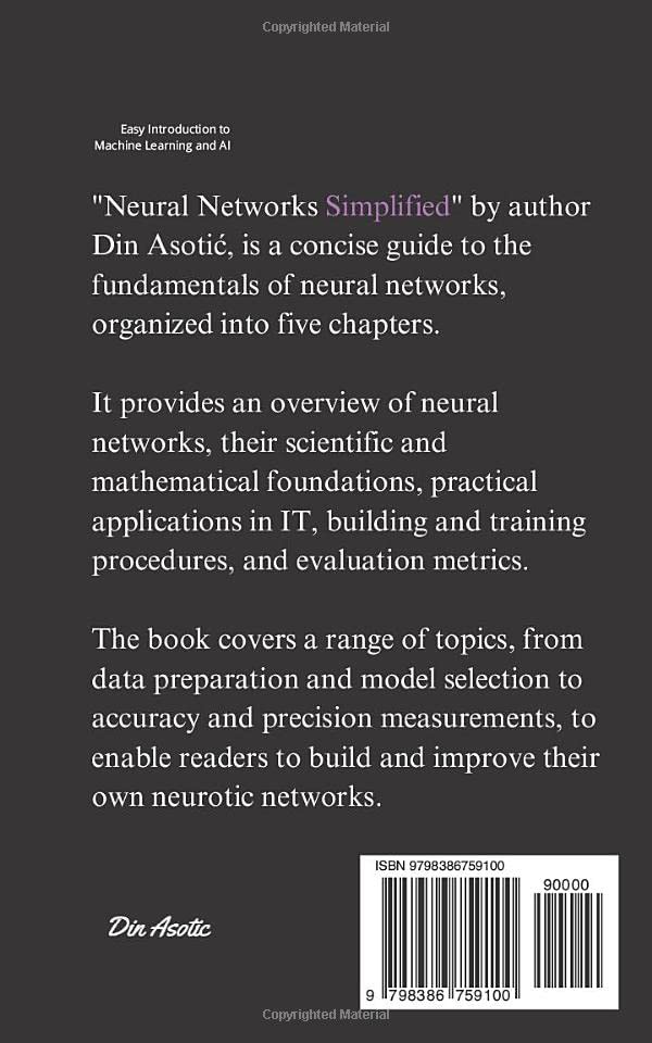 Snapklik.com : Neural Networks Simplified: Easy Introduction To Machine Learning And AI