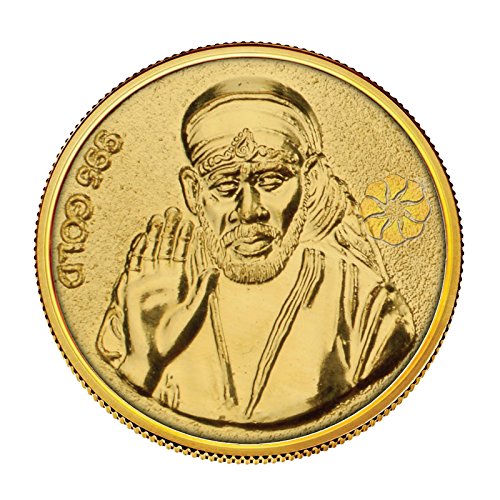 PPG Sai Baba Gold Coins 450mg : Amazon.in: Fashion