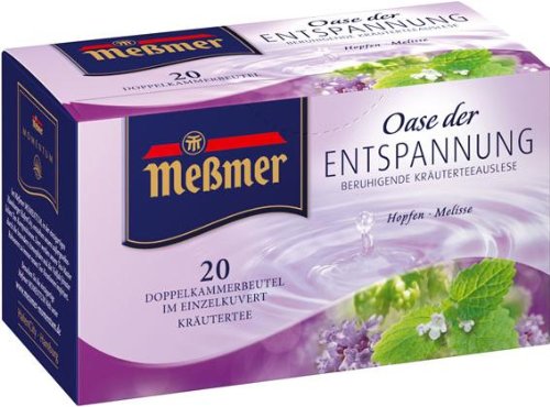 Amazon.com : Messmer Relaxation Oasis Tea (Pack of 2) : Herbal Teas ...