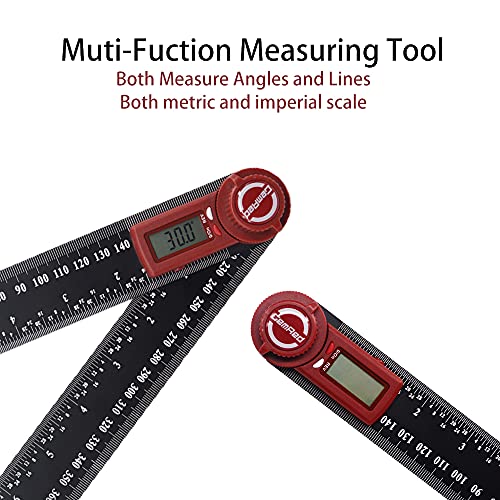 Snapklik.com : GemRed Digital Angle Finder Tool, 2 In 1 Digital ...
