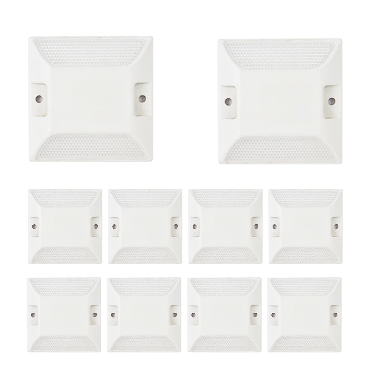 Snapklik.com : Road Reflectors 4 By 4 Inch, 10 Pack Commercial Driveway ...