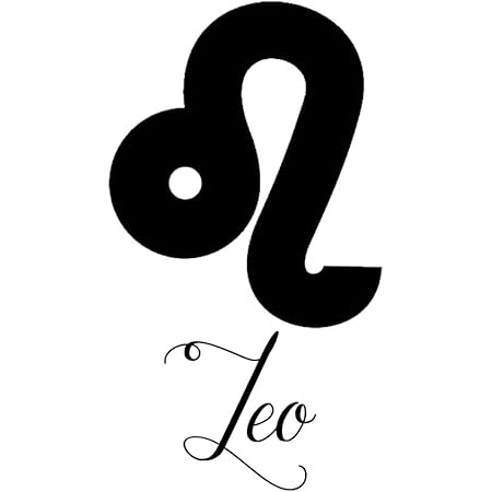 Amazon.com: Zodiac Sign Virgo Script Writing Silhouette 6" Vinyl ...