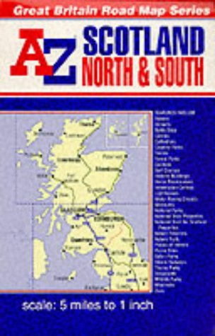 A-Z Scotland Reversible Road Map: Geographers' A-Z Map Company ...